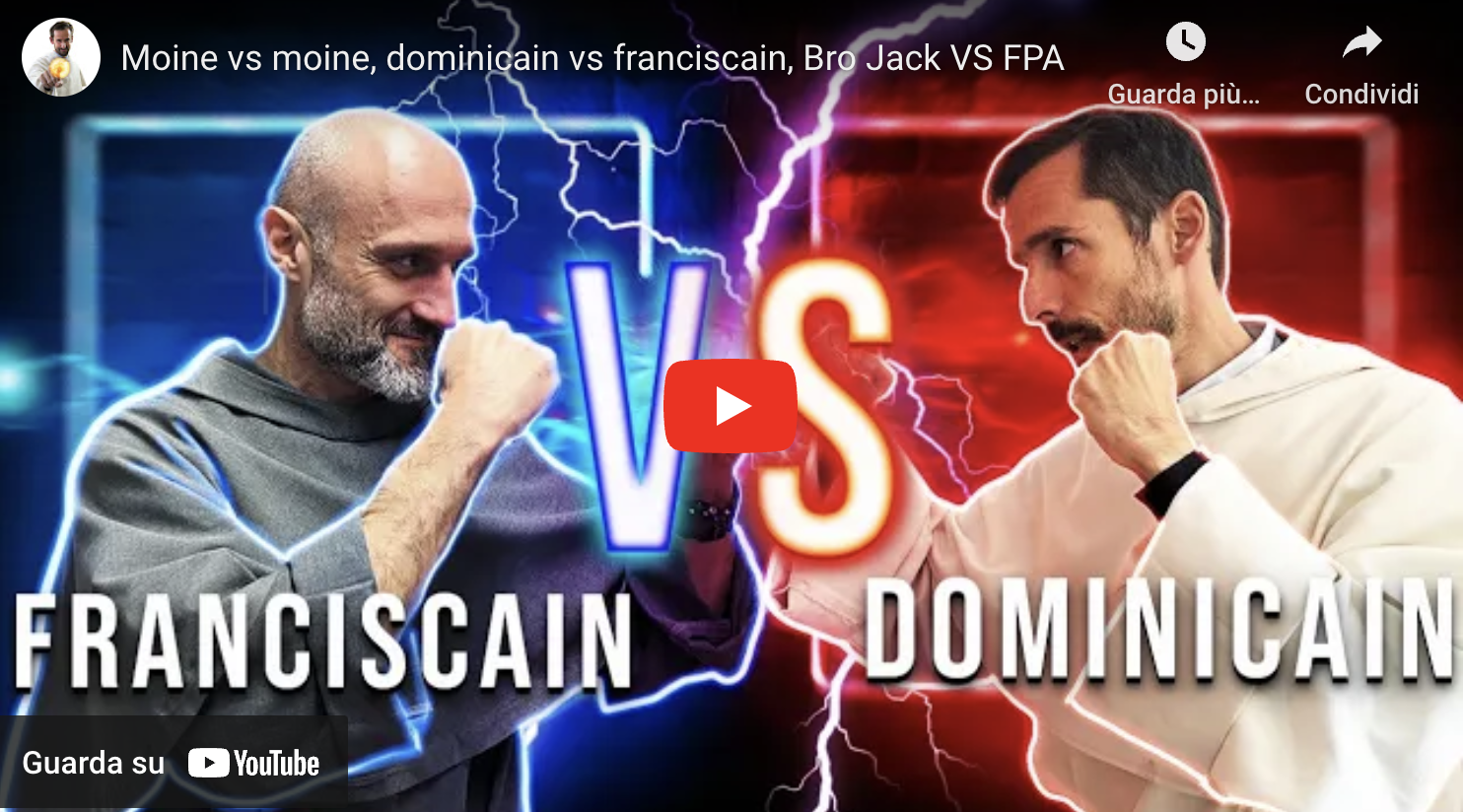 Moine vs moine, dominicain vs franciscain, Bro Jack VS FPA - Les ...